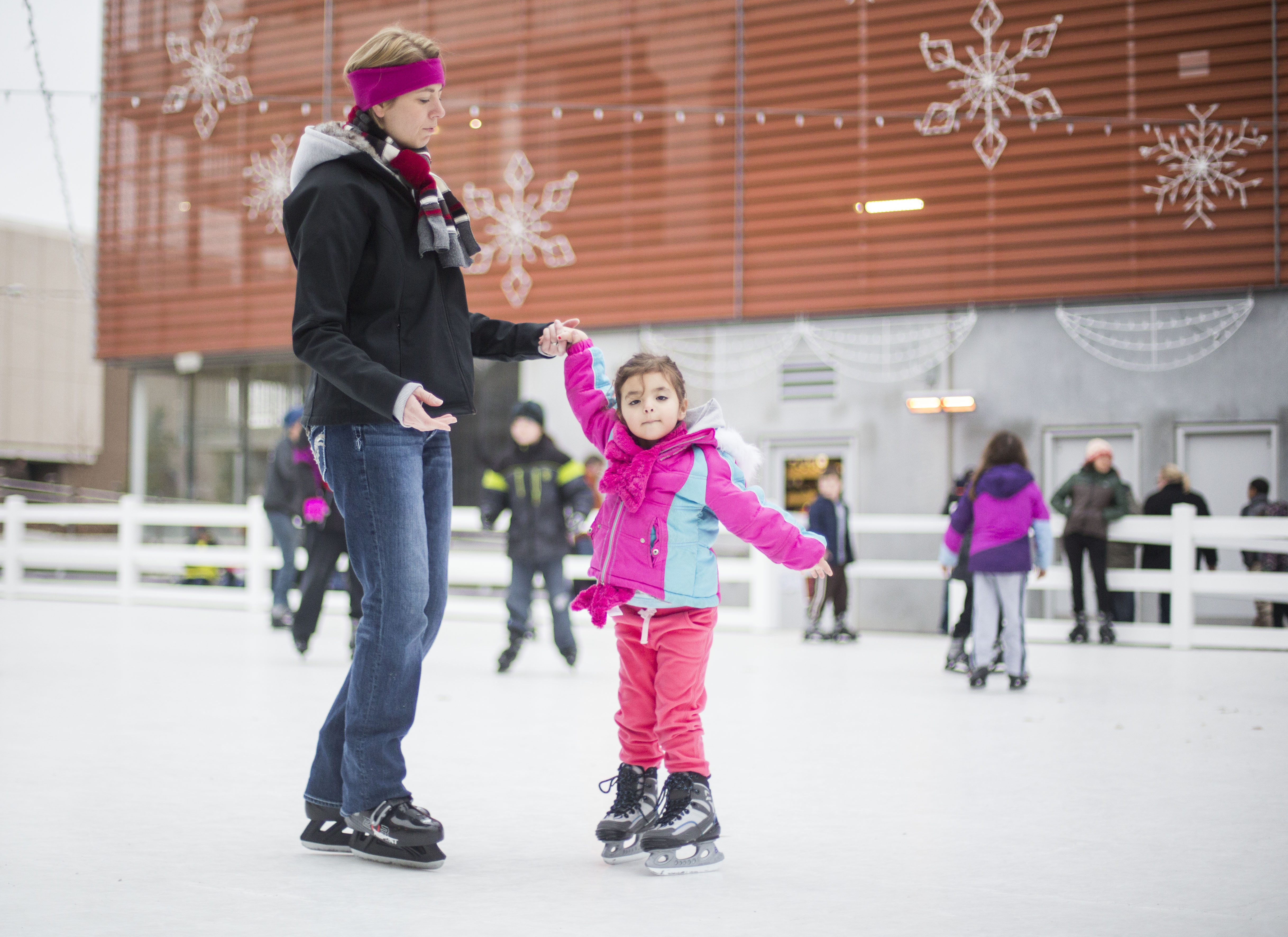 Synthetic ice rink: Not the same as real ice, but serves its purpose ...